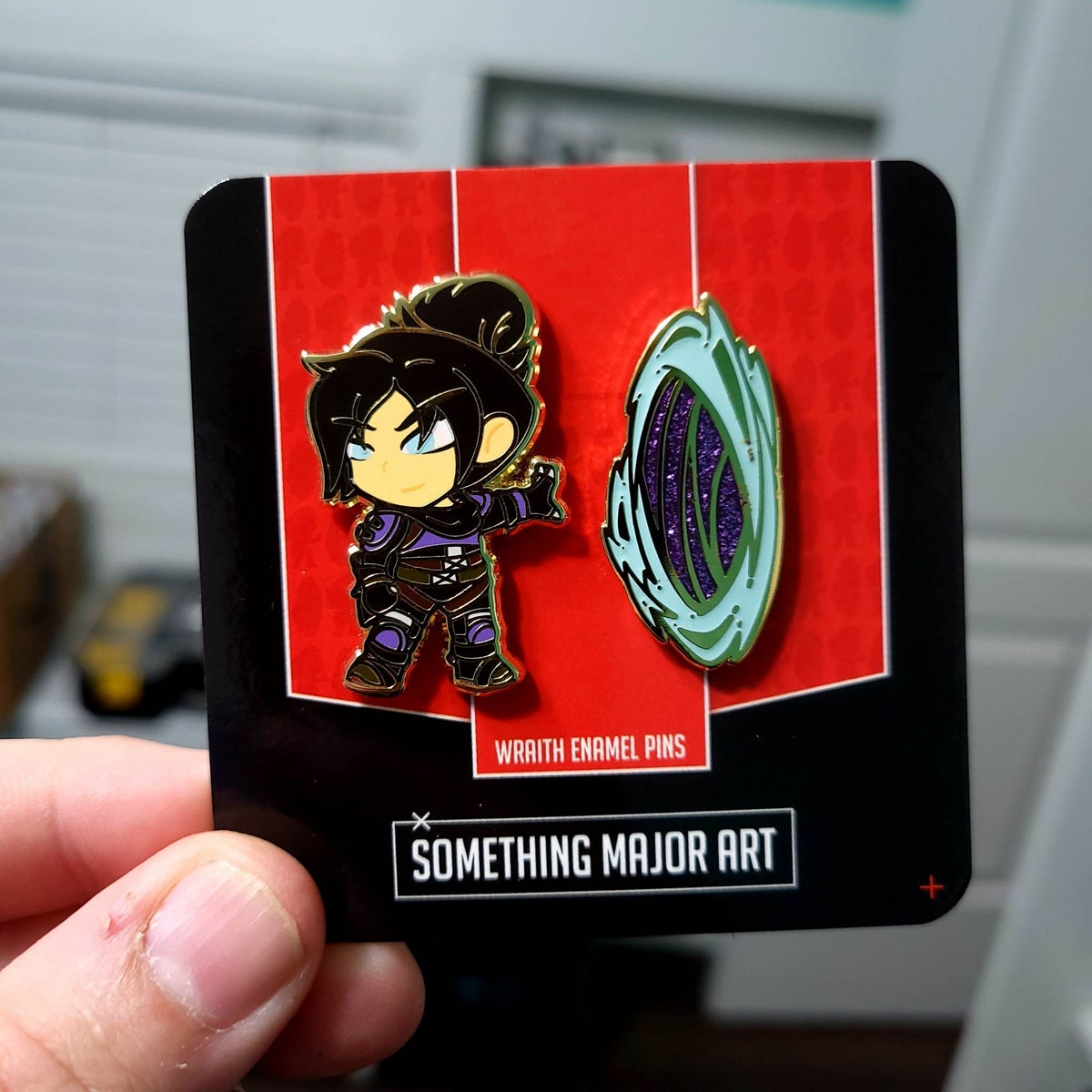 Apex Wraith Hard Enamel Pin Apex Legends - Something Major Art