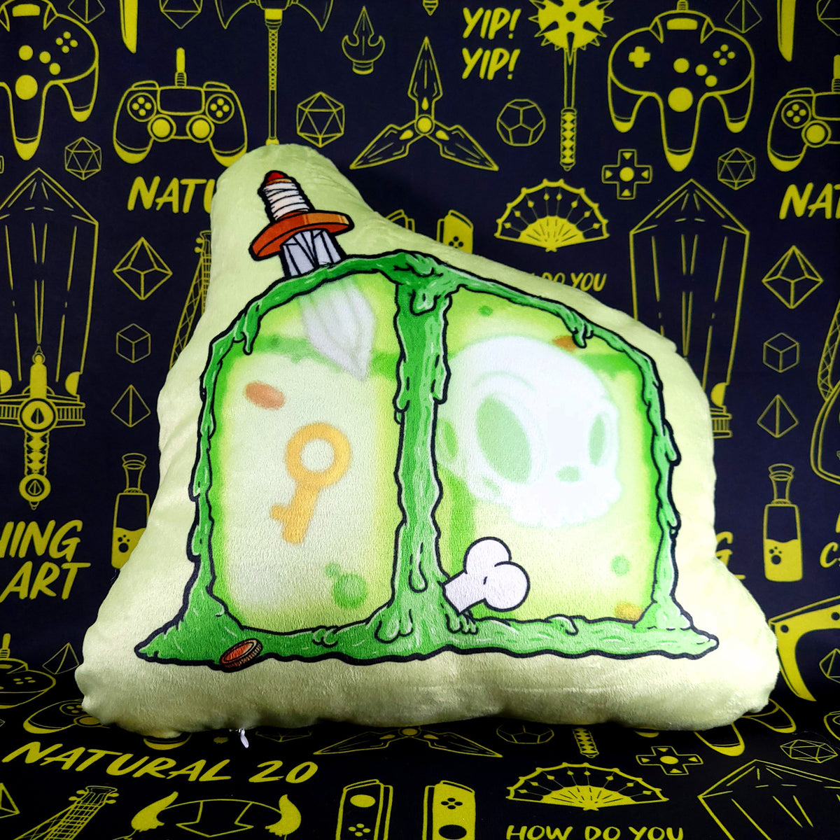 Gelatinous Cube D&D Pillow Plush - Something Major Art