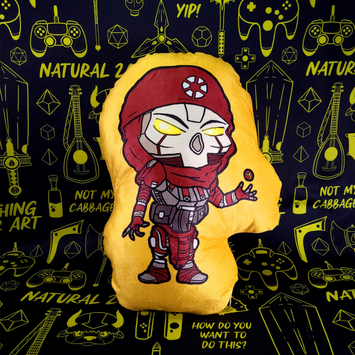 Caustic Apex Legends Pillow Plush - Something Major Art