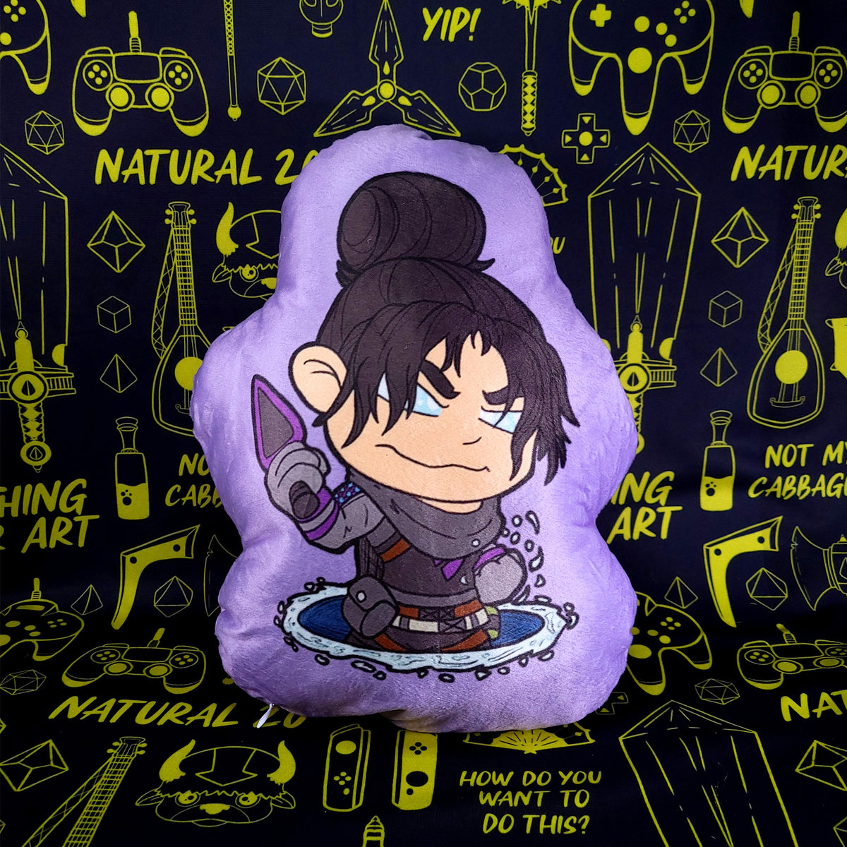 Wraith Apex Legends Pillow Plush - Something Major Art