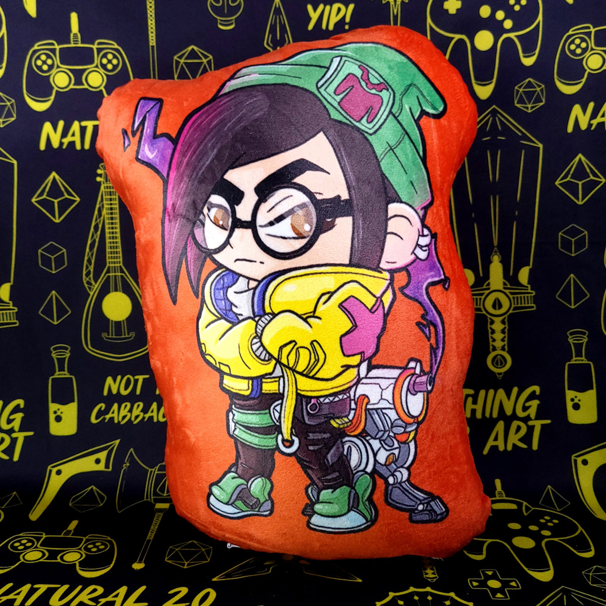 Killjoy Valorant Pillow Plush - Something Major Art