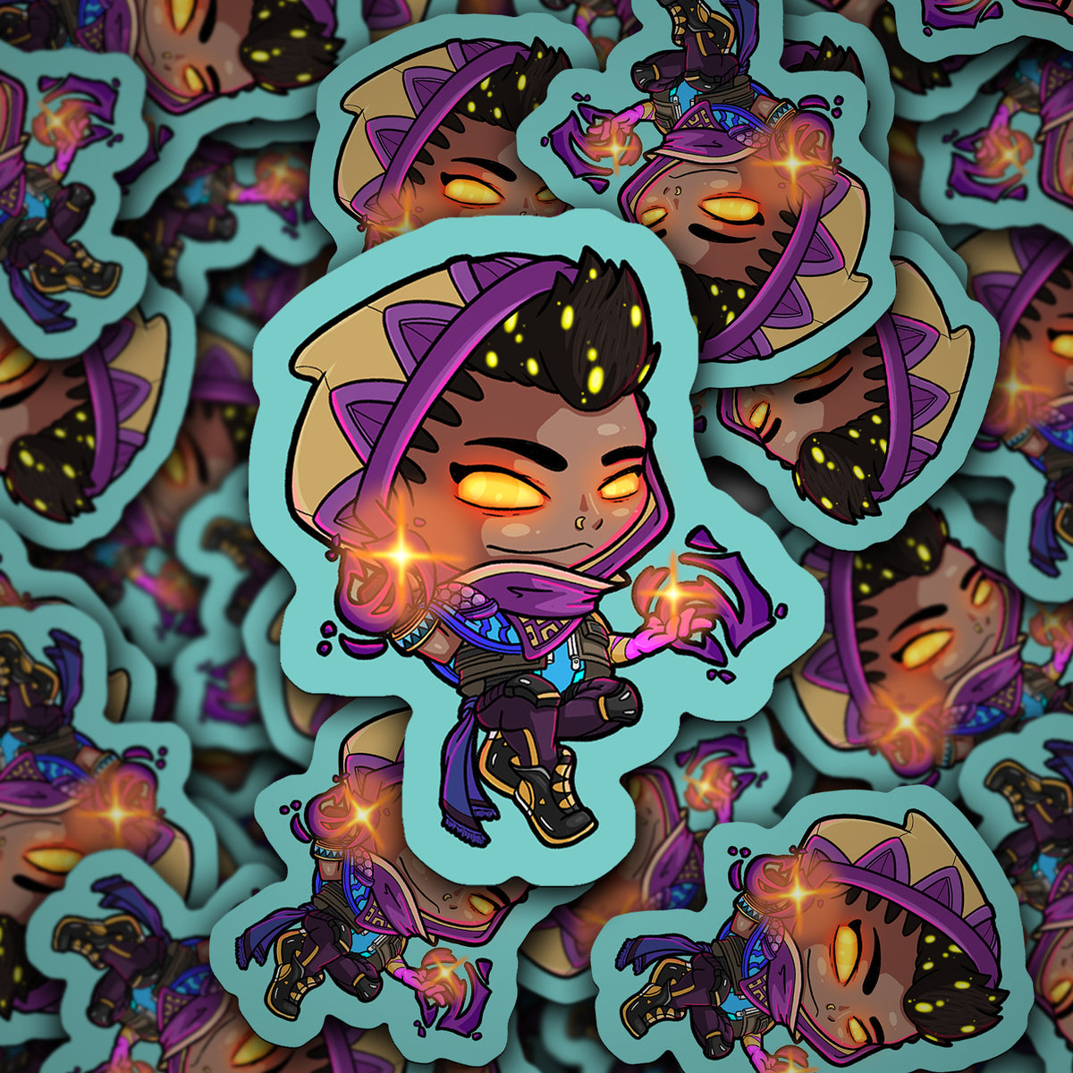 Astra Valorant Vinyl Sticker - Something Major Art