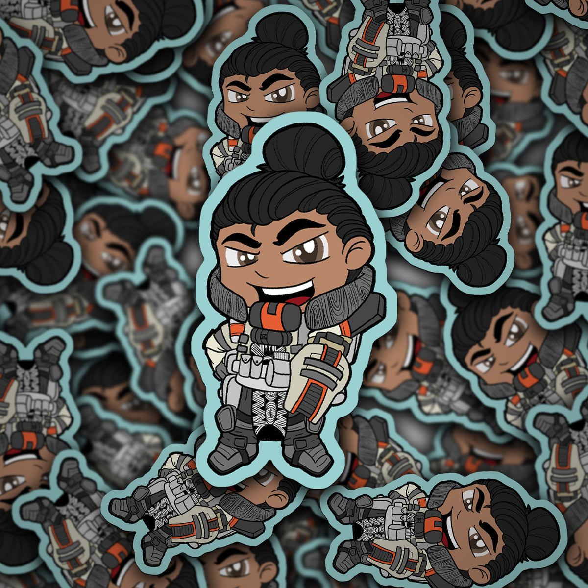 Gibraltar Apex Legends Sticker - Something Major Art