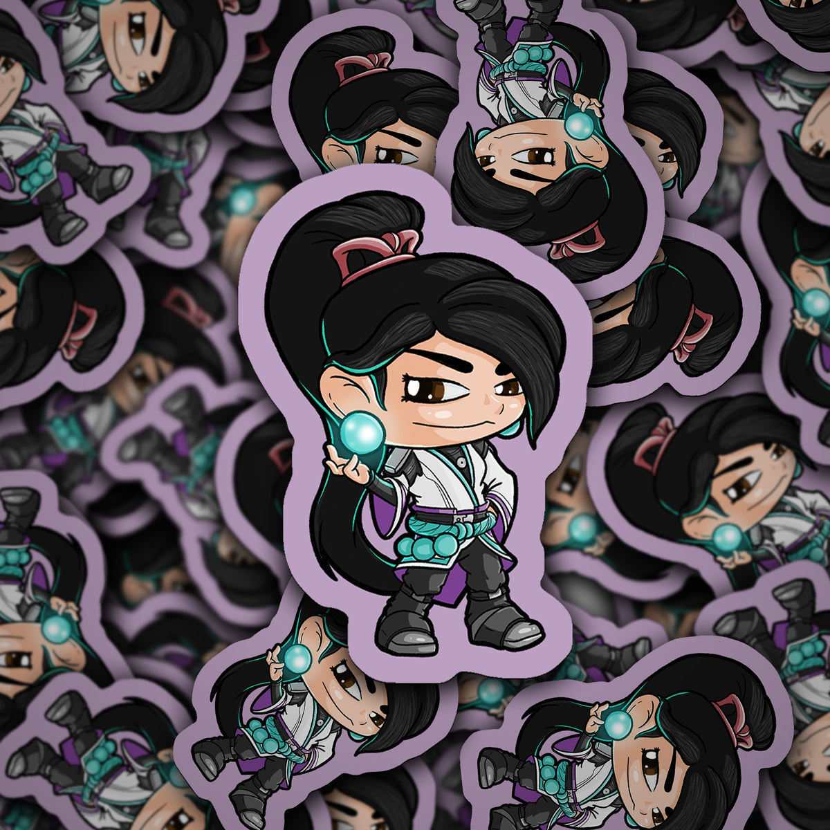Sage Valorant Vinyl Sticker - Something Major Art