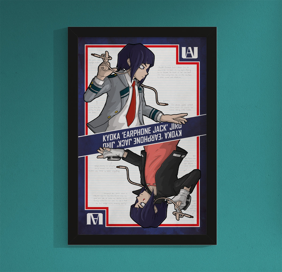 My Hero Jiro Card Style Fan Art Print - 11x17 – Something Major Art