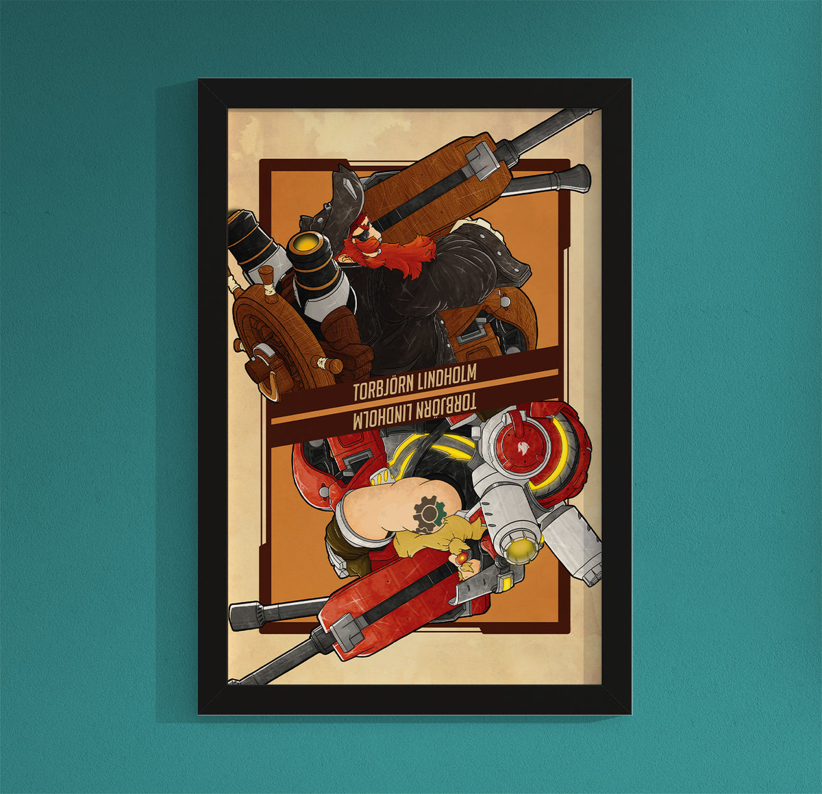 Overwatch Torbjorn Card Style Fan Art Print - 11x17 – Something Major Art